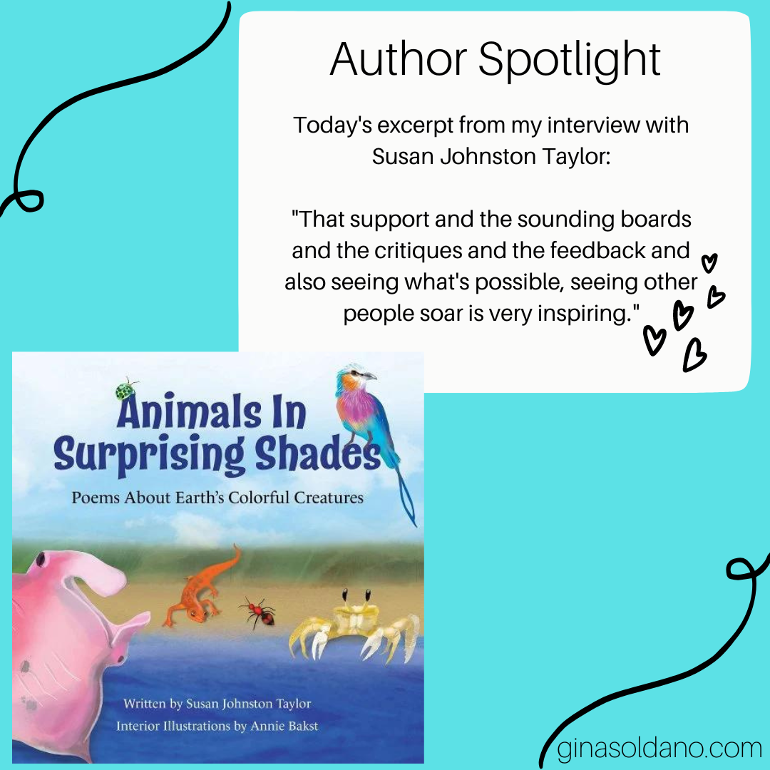 Author Spotlight: Susan Johnston Taylor Author of Animals in Surprising ...
